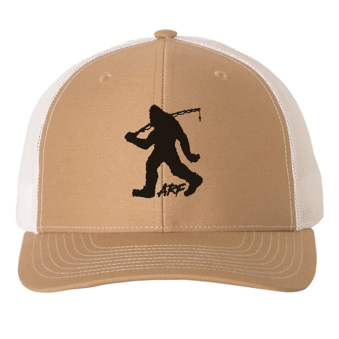 Bigfoot Fishing by Alex Rudd Fishing - ARF Embroidered Logo Trucker ...