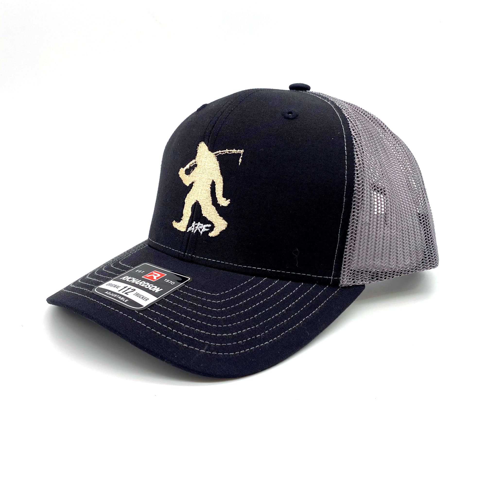 Fishing Bigfoot by Alex Rudd Fishing - ARF Sasquatch Embroidered Logo ...