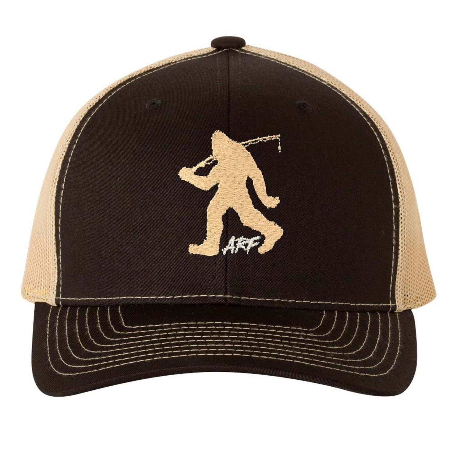 Fishing Bigfoot by Alex Rudd Fishing - ARF Sasquatch Embroidered Logo ...