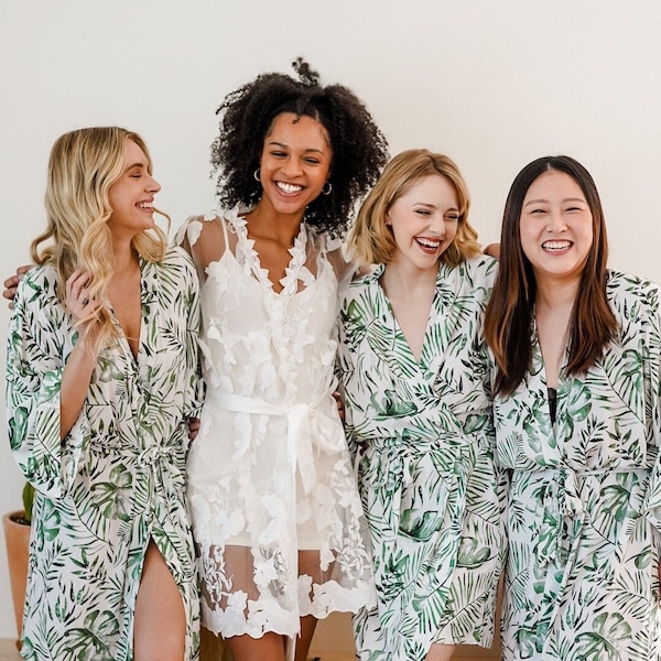 Tropical Bridal Robes - Etsy