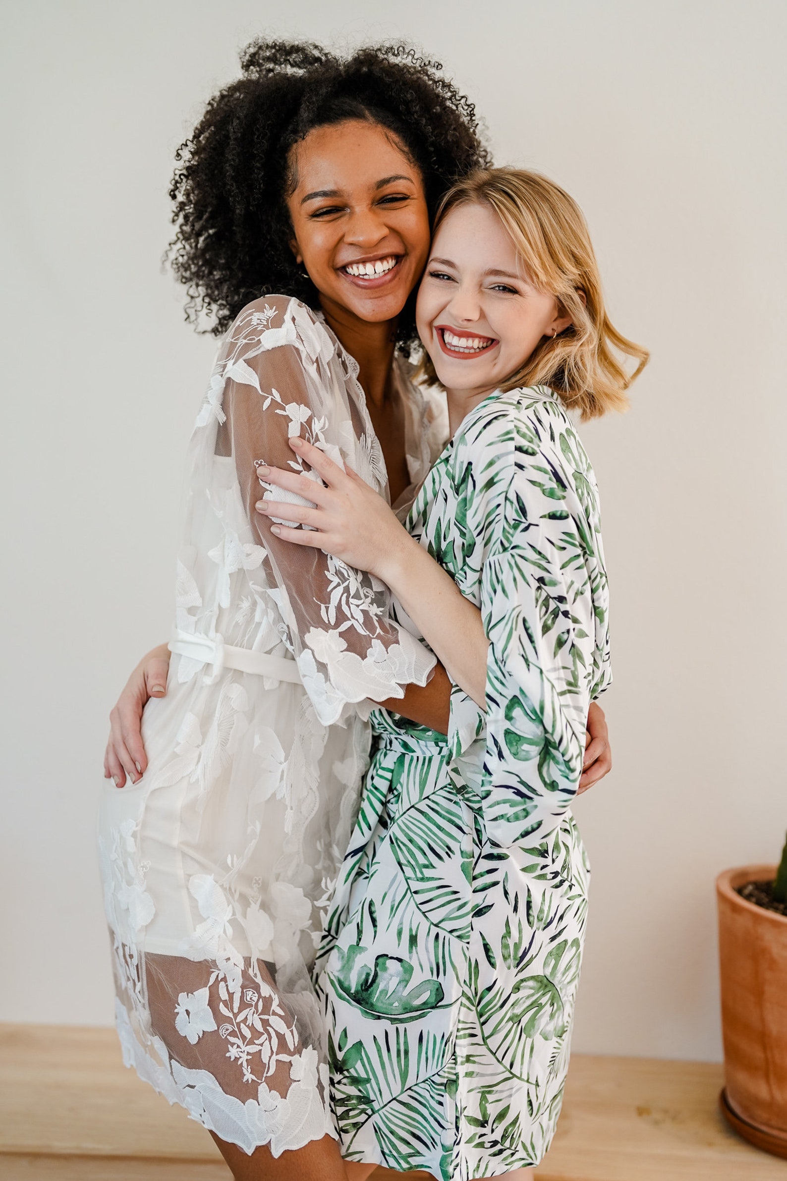 Bridesmaid Tropical Robes Hawaii Wedding Robes Bridal - Etsy