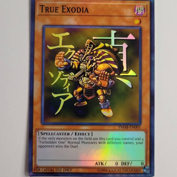 Exodia the Forbidden One Sticker - Etsy