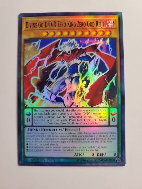 Divine Go-d/d/d Zero King Zero G.O.D. Reiji Proxy - Etsy