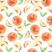 Peach Watercolor Note Card, Peach Thank You Cards, Peach Fruit Stationery, Fruit Blank Note ...