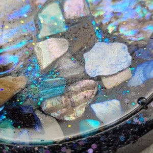 Abalone Shell Ring Dish/ Oblong Resin Tray/ Seashell - Etsy
