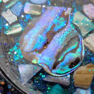 Abalone Shell Ring Dish/ Oblong Resin Tray/ Seashell - Etsy