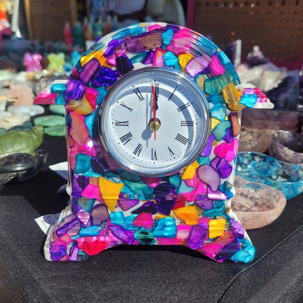 Resin Clock - Etsy