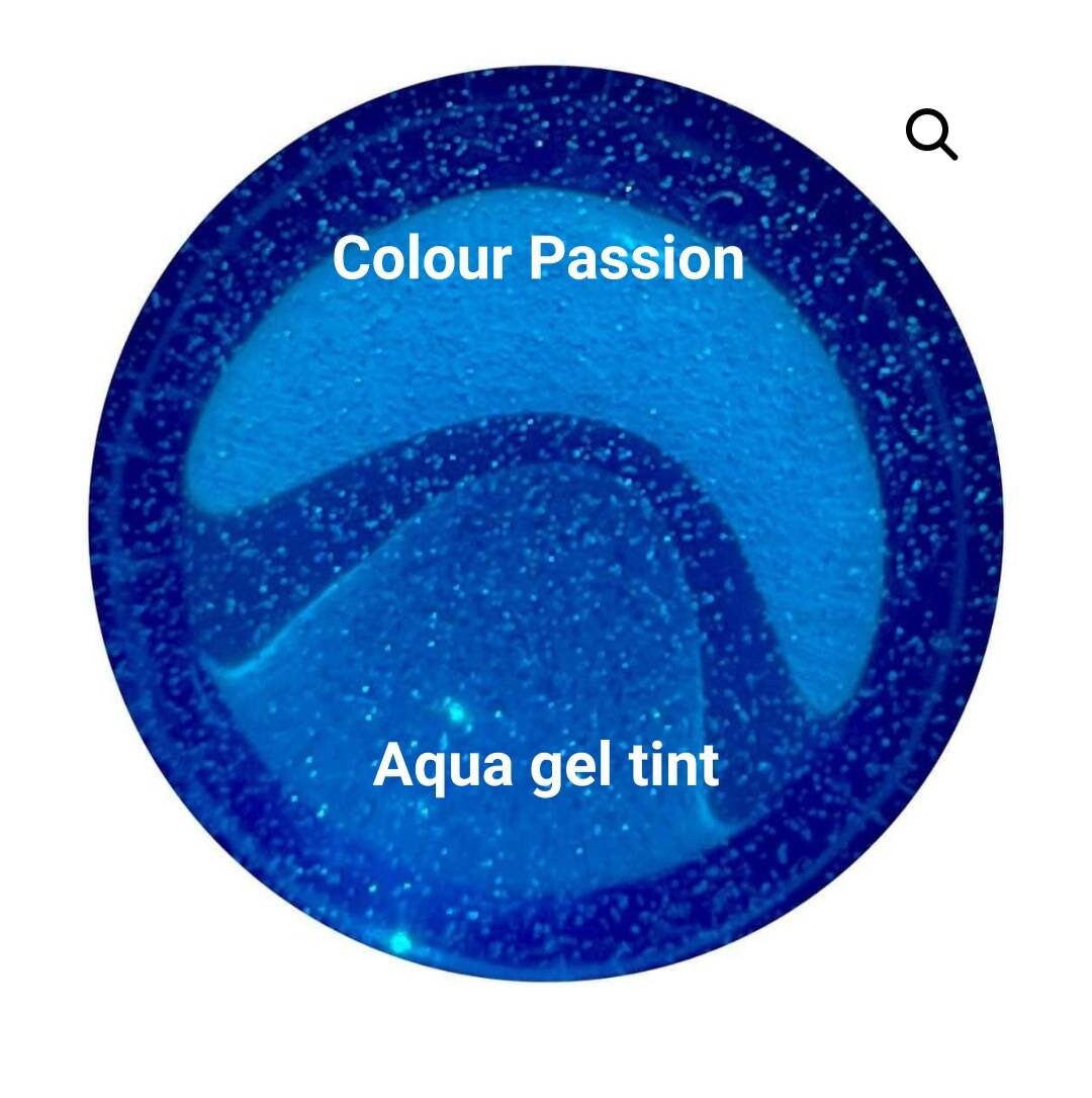 Aqua Gel Tint, Blue Resin Tint - Etsy