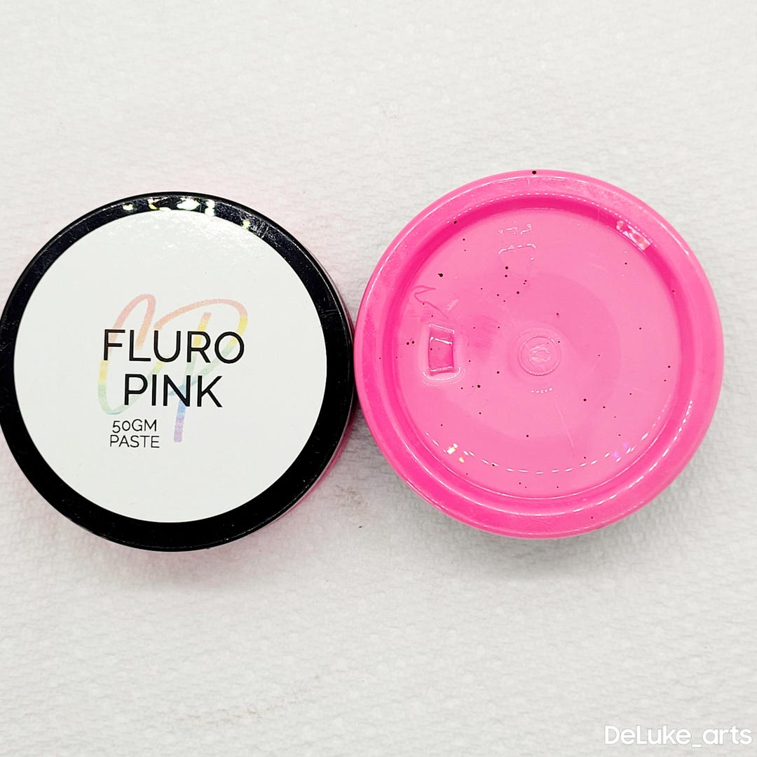 Fluro Pink Epoxy Paste: Neon UV Reactive Resin Pigment - Etsy