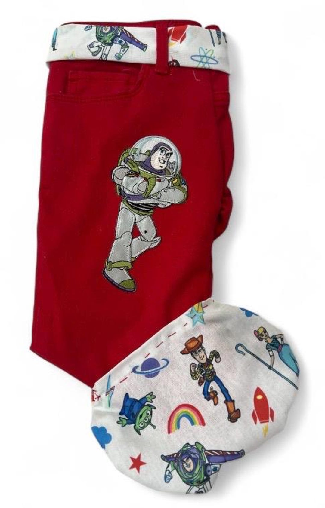 Buzz Lightyear / Woody Toy Story Christmas Stocking - Etsy
