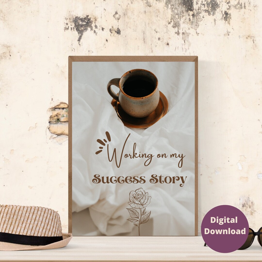 Success Story Printables Wall Art Poster - Etsy