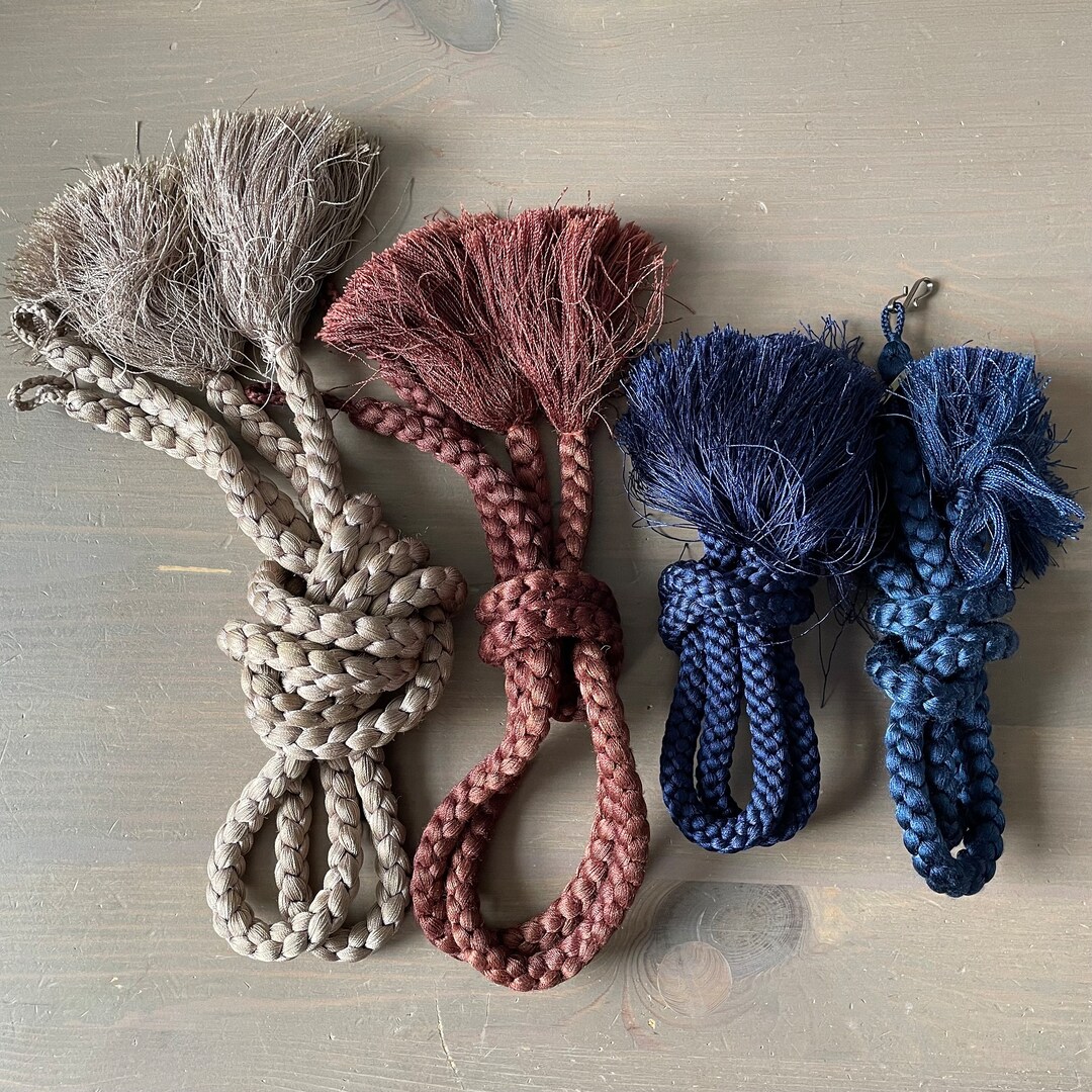 Japanese Vintage Long/extra Long Men's Haori Tie Strings With Tassels ...