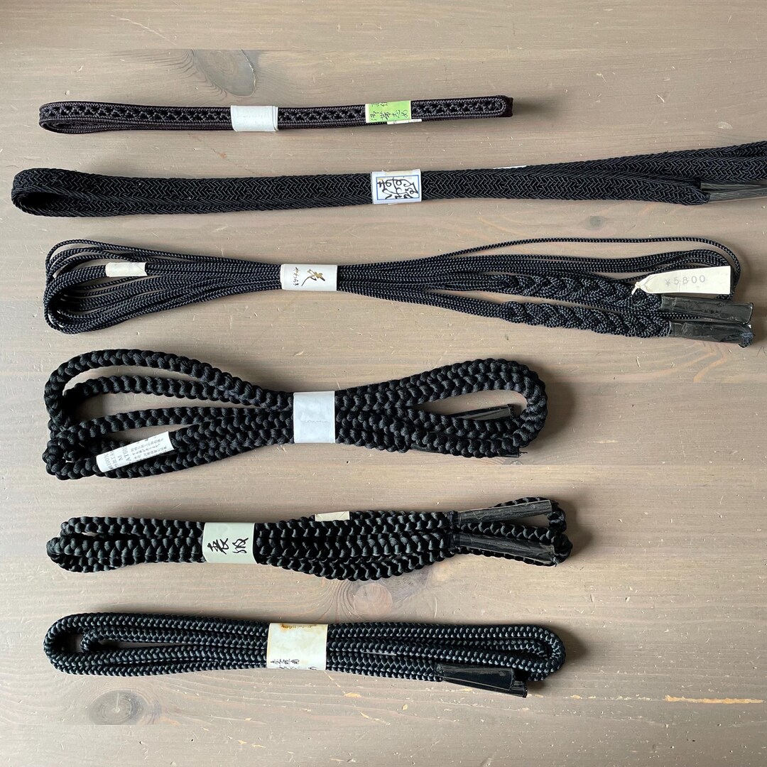 Obijime Himo Japanese Vintage Silk Tie String 帯締め for Kimono *choose ...