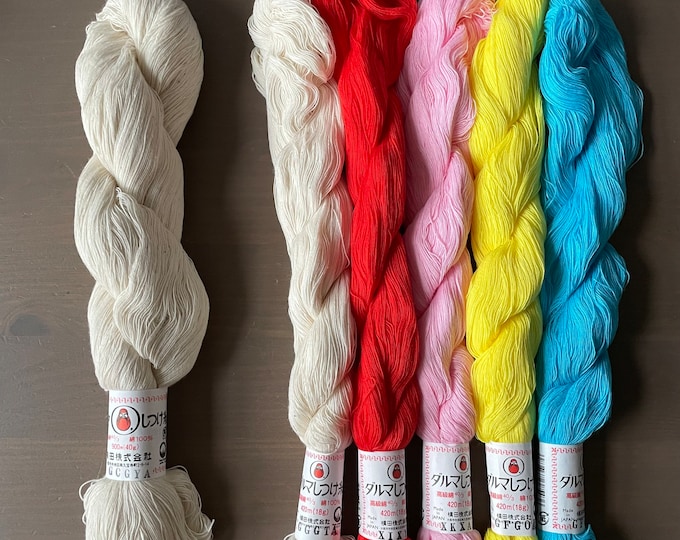 Sashiko Thread Set 15 Color Skeins of Cotton Japanese Sashiko Thread ...