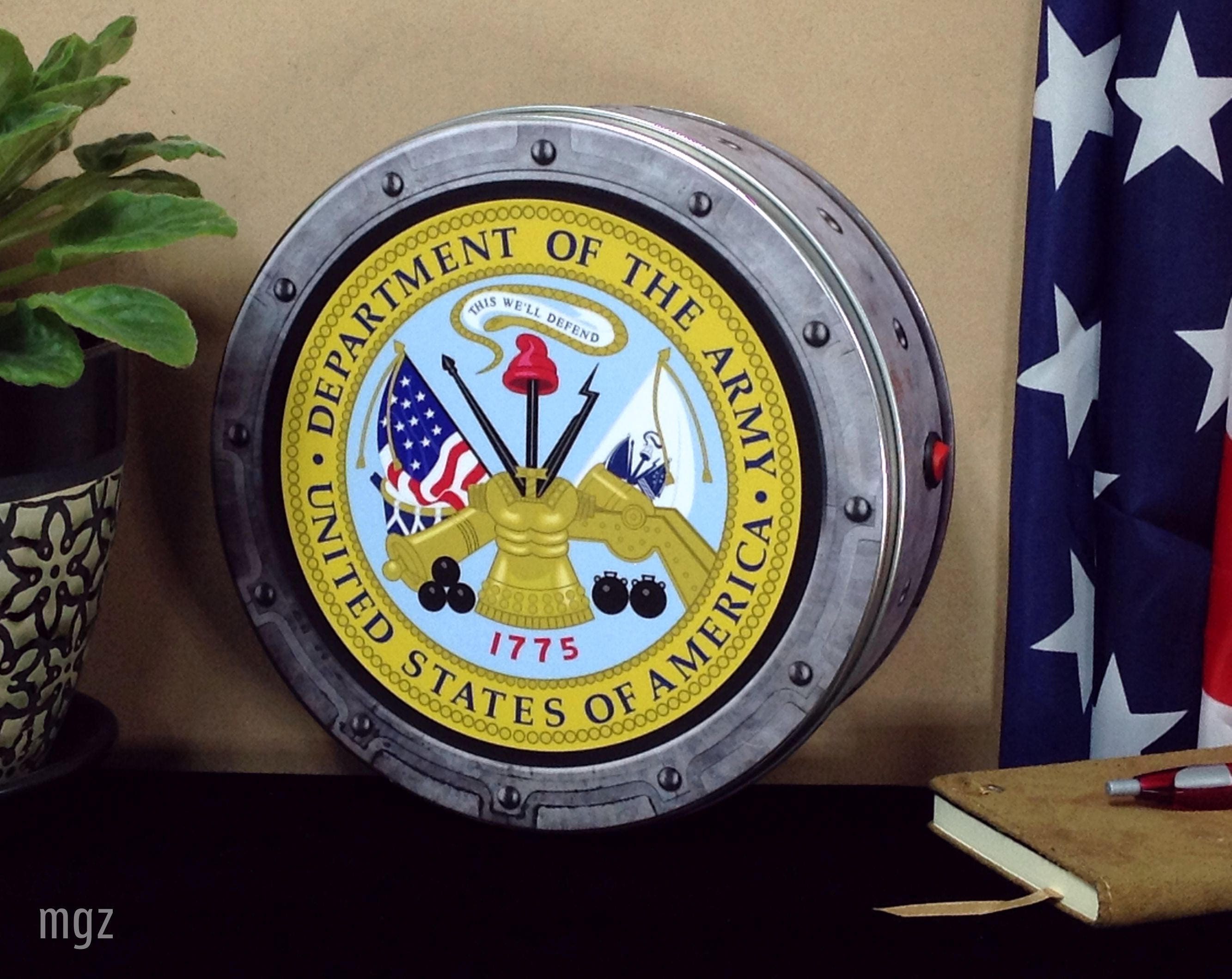 US Army Light Box Circle | Military Gift | Unique Soldier Holiday Gift ...