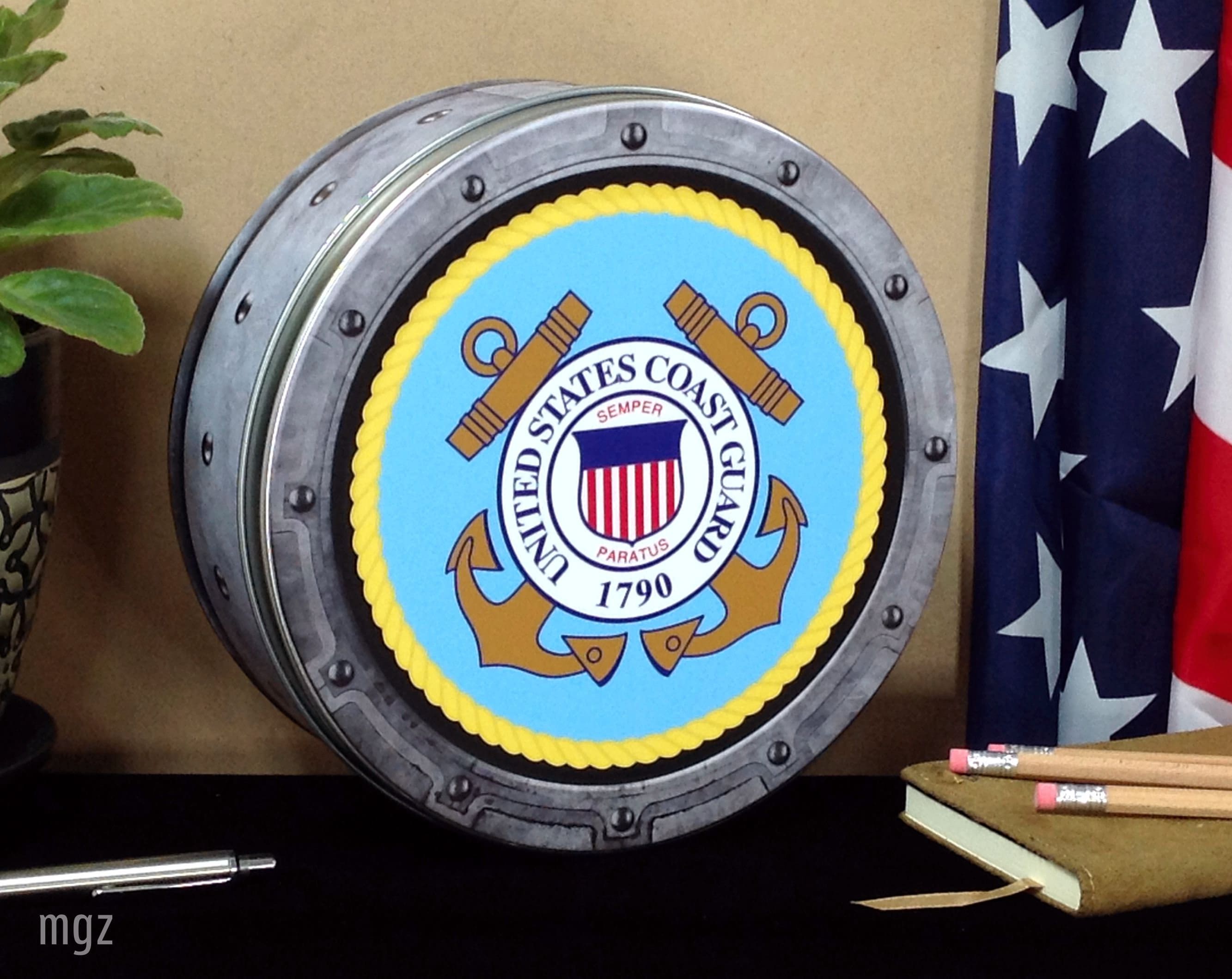 US Coast Guard Light Box Circle | Military Welcome Home Gift | Unique ...