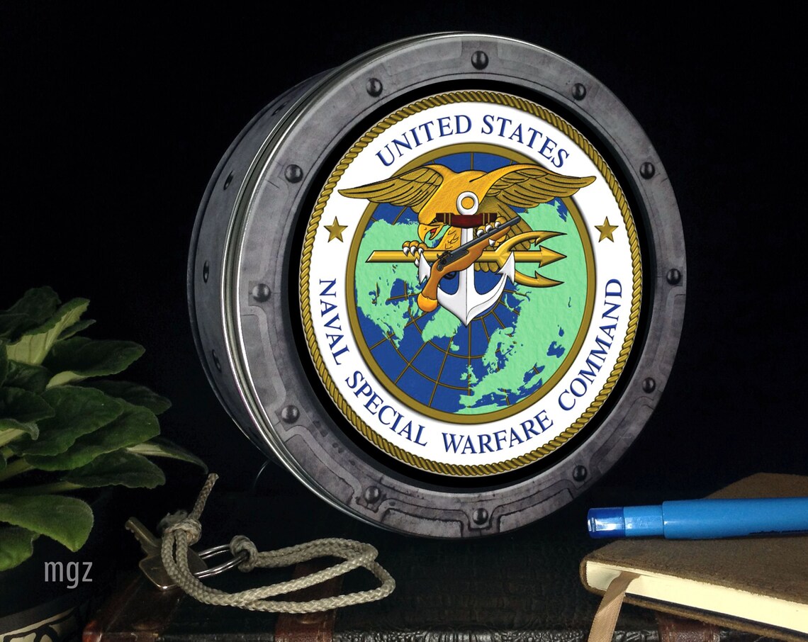 US Navy Seals Light Box Circle | Patriotic Home Decor | US Navy Seals ...