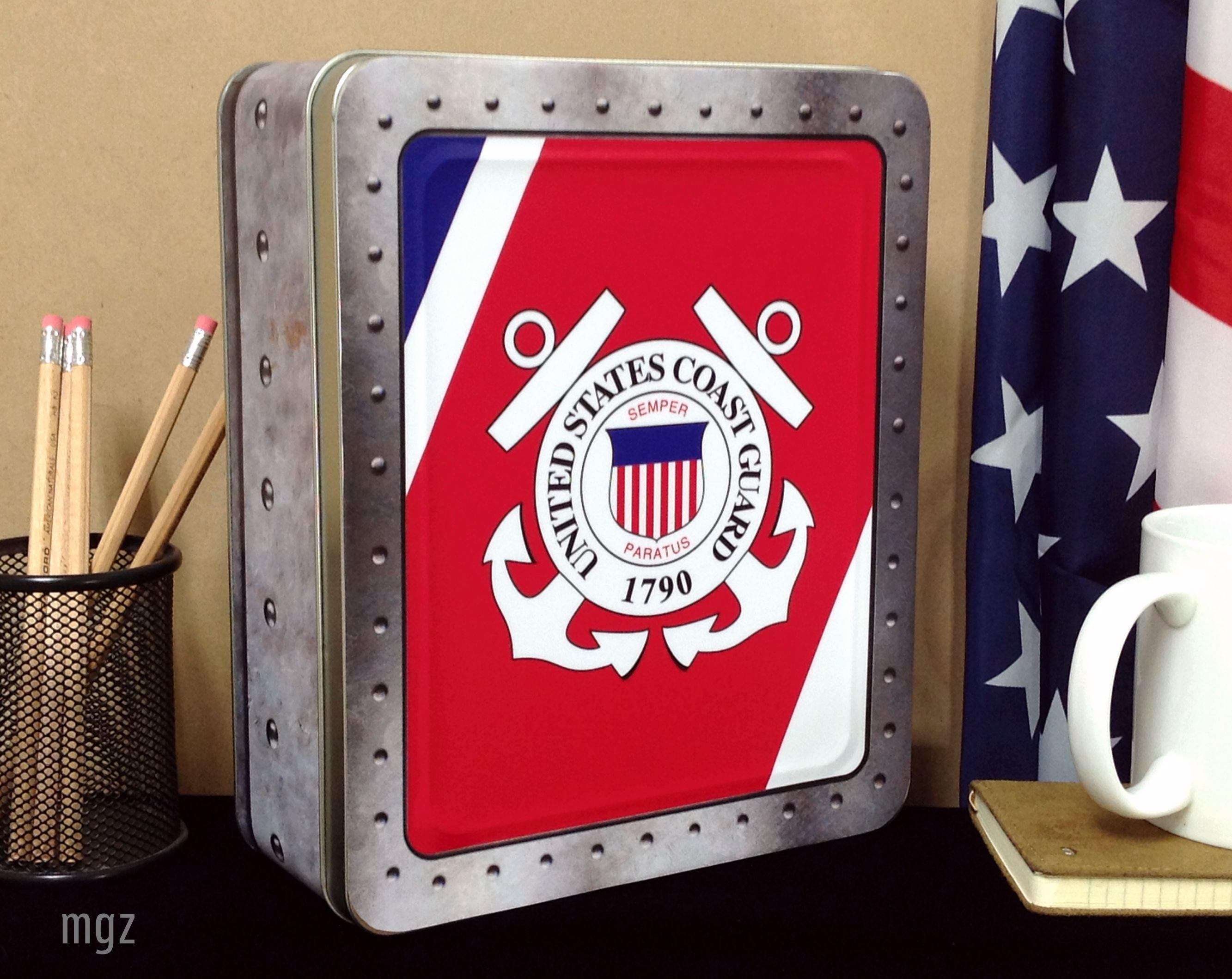 US Coast Guard Light Box Rectangle Patriotic Home Decor Wall Sign Room ...