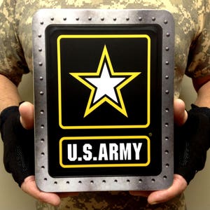 US Army Light Box Rectangle | Gift for Military Soldier | Patriotic ...