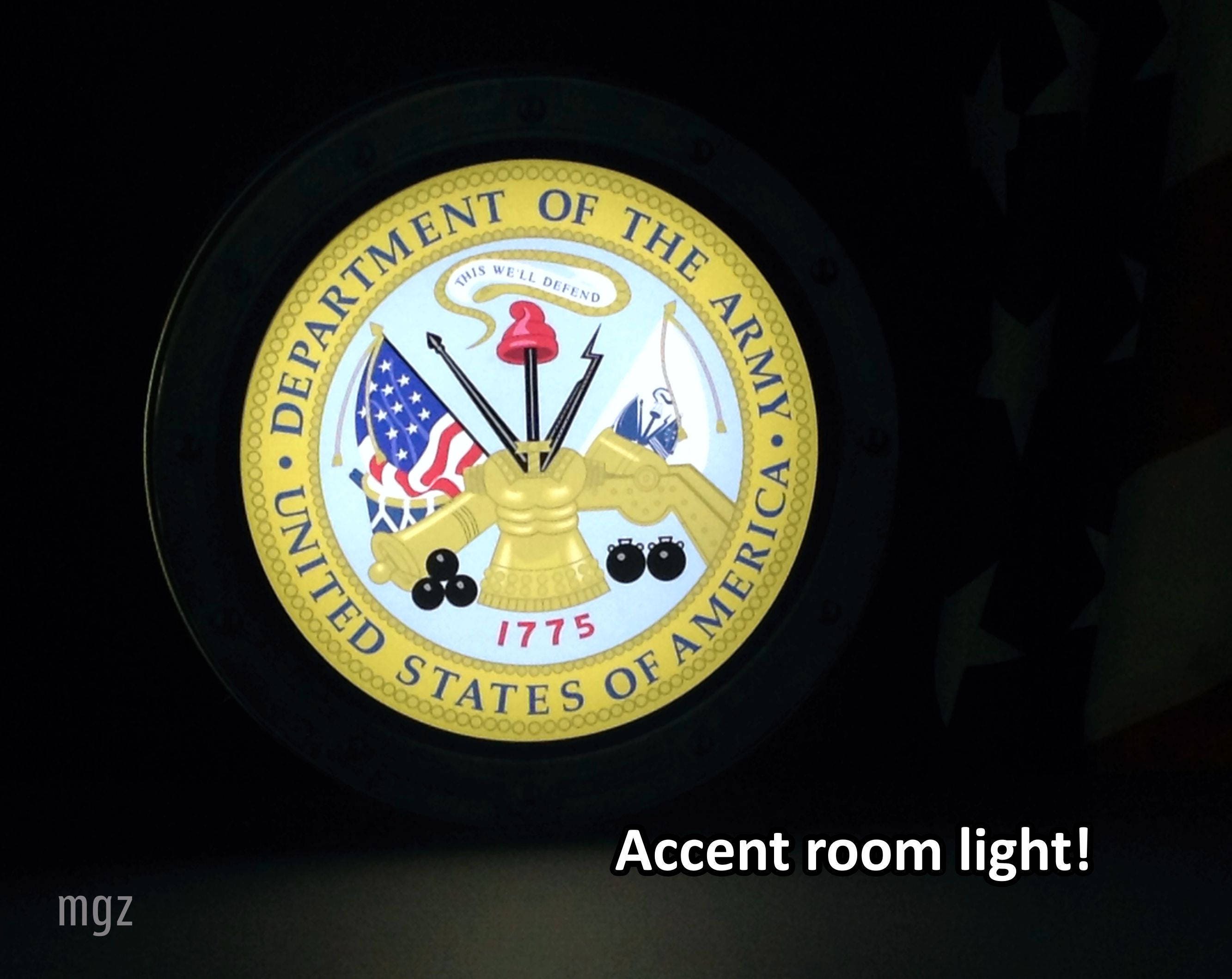 US Army Light Box Circle | Military Gift | Unique Soldier Holiday Gift ...
