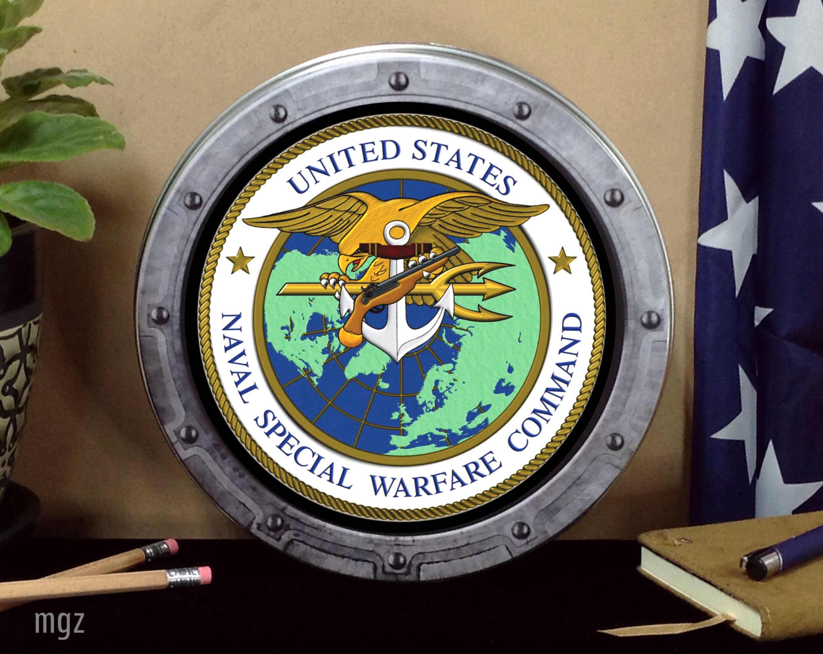 US Navy Seals Light Box Circle | Patriotic Home Decor | US Navy Seals ...