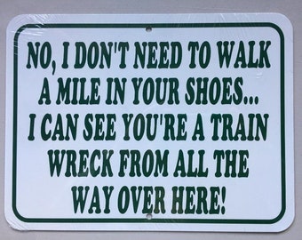 Train Wreck Sign - Etsy