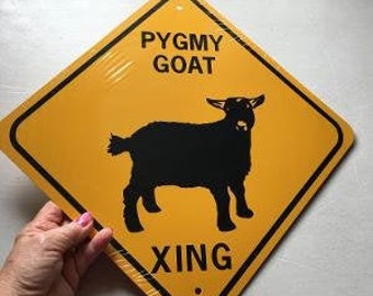 Goat Crossing Sign - Etsy