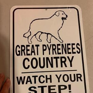 Great Pyrenees Funny Aluminum Yard Sign Designs - Etsy