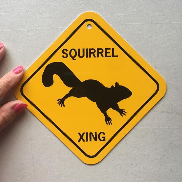 Chipmunk Crossing Sign - Etsy