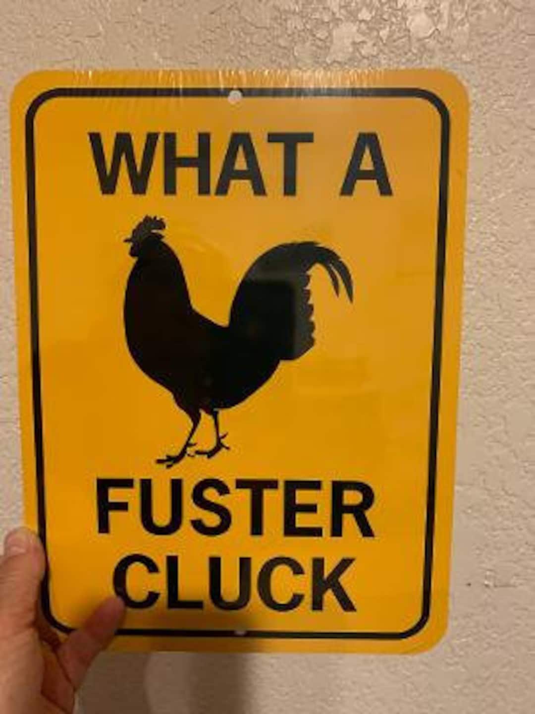 What A Fuster Cluck 9x12 VERTICAL Funny Chicken Yard Sign - Etsy