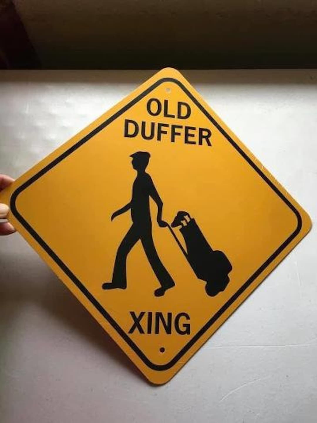 Old Duffer Xing Aluminum Funny Golf Crossing Sign - Etsy