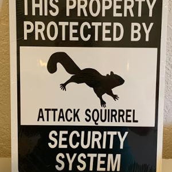 Protected by Gnomeland Security Sign - Etsy
