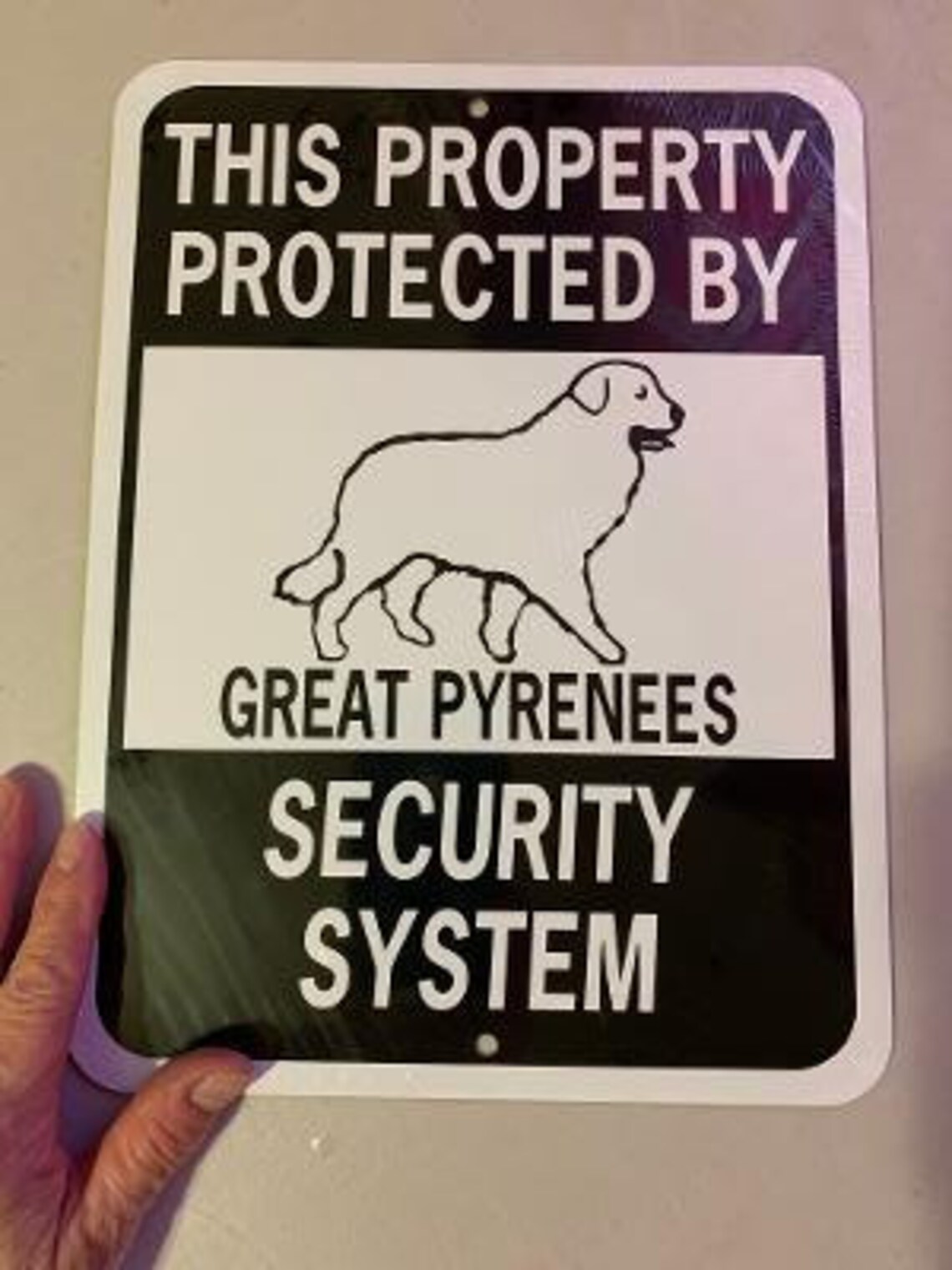 Great Pyrenees Funny Aluminum Yard Sign Designs - Etsy