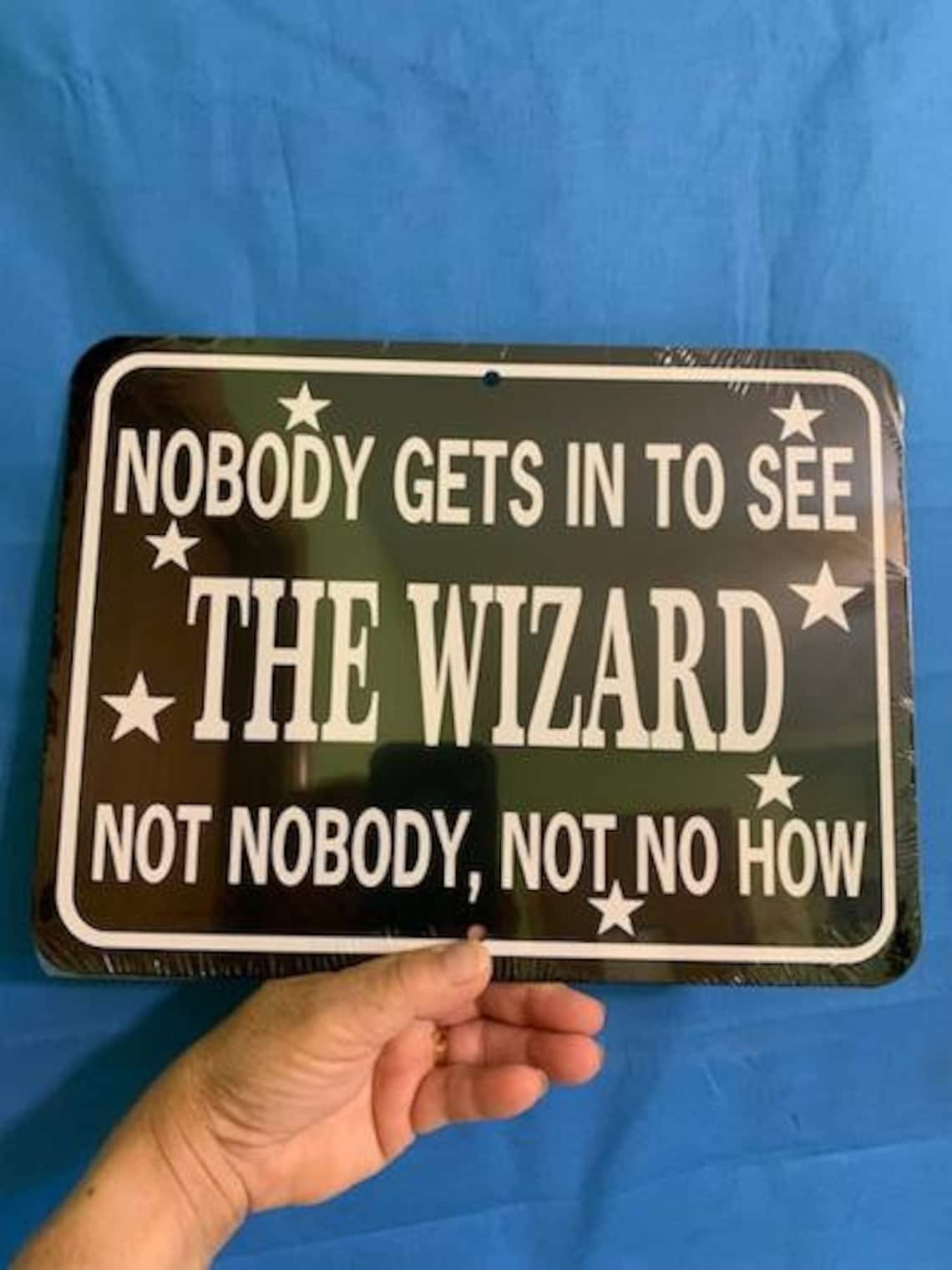 Nobody Gets in to See the Wizard Not Nobody Not No How 9x12 | Etsy