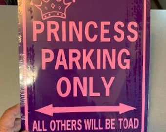 Princess Parking Sign - Etsy