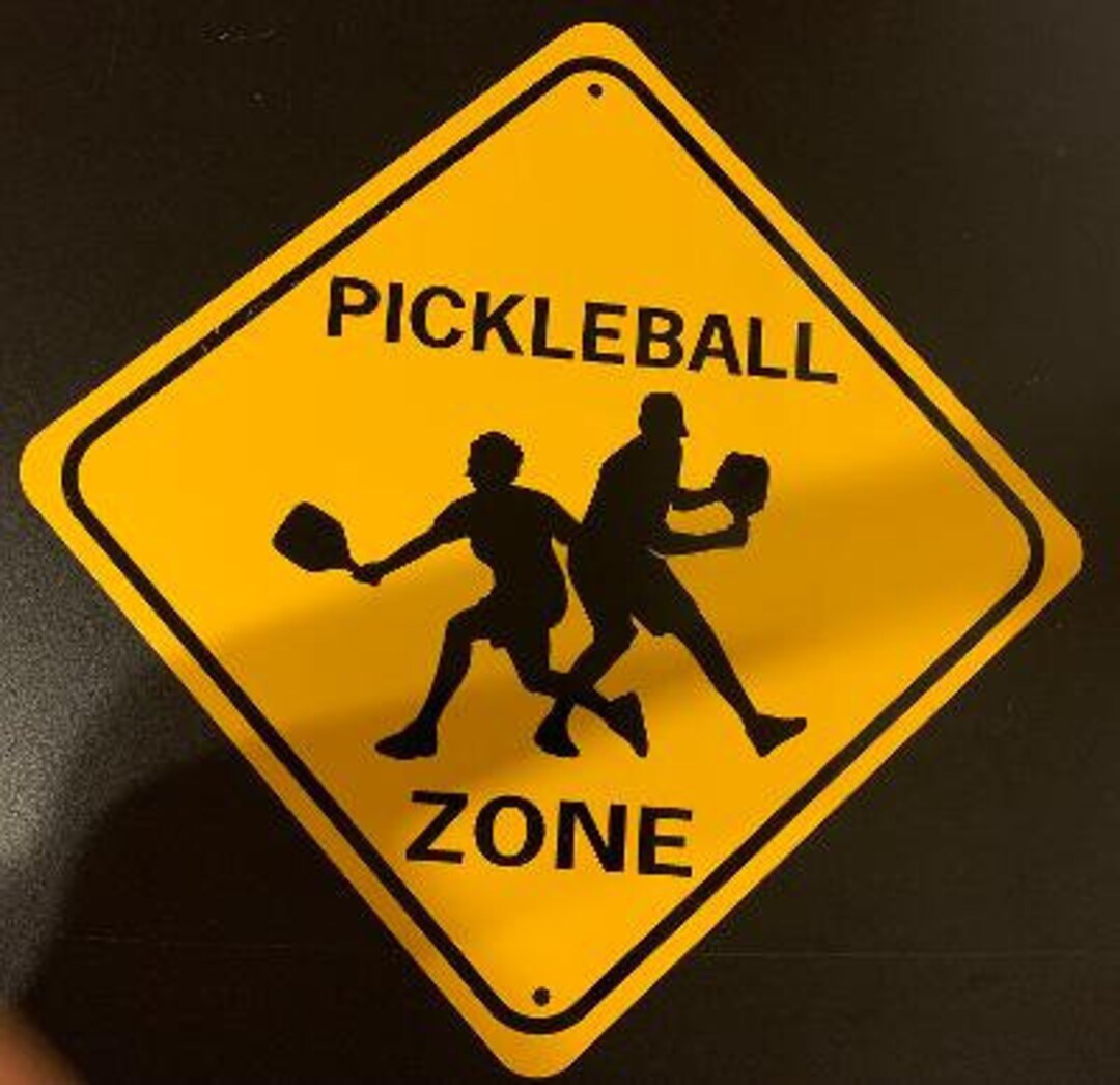 Pickleball Zone -- Aluminum Crossing Sign - Etsy