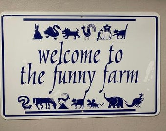 Funny Farm Sign - Etsy