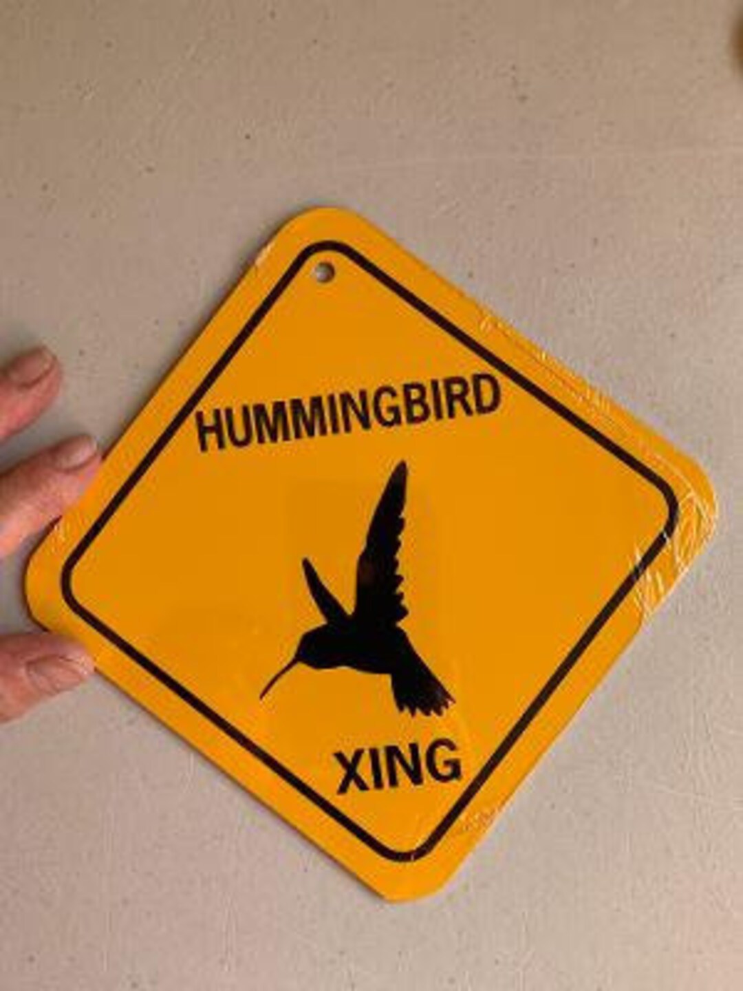 Hummingbird Xing 6x6 Inch Small Funny Aluminum Crossing Sign - Etsy