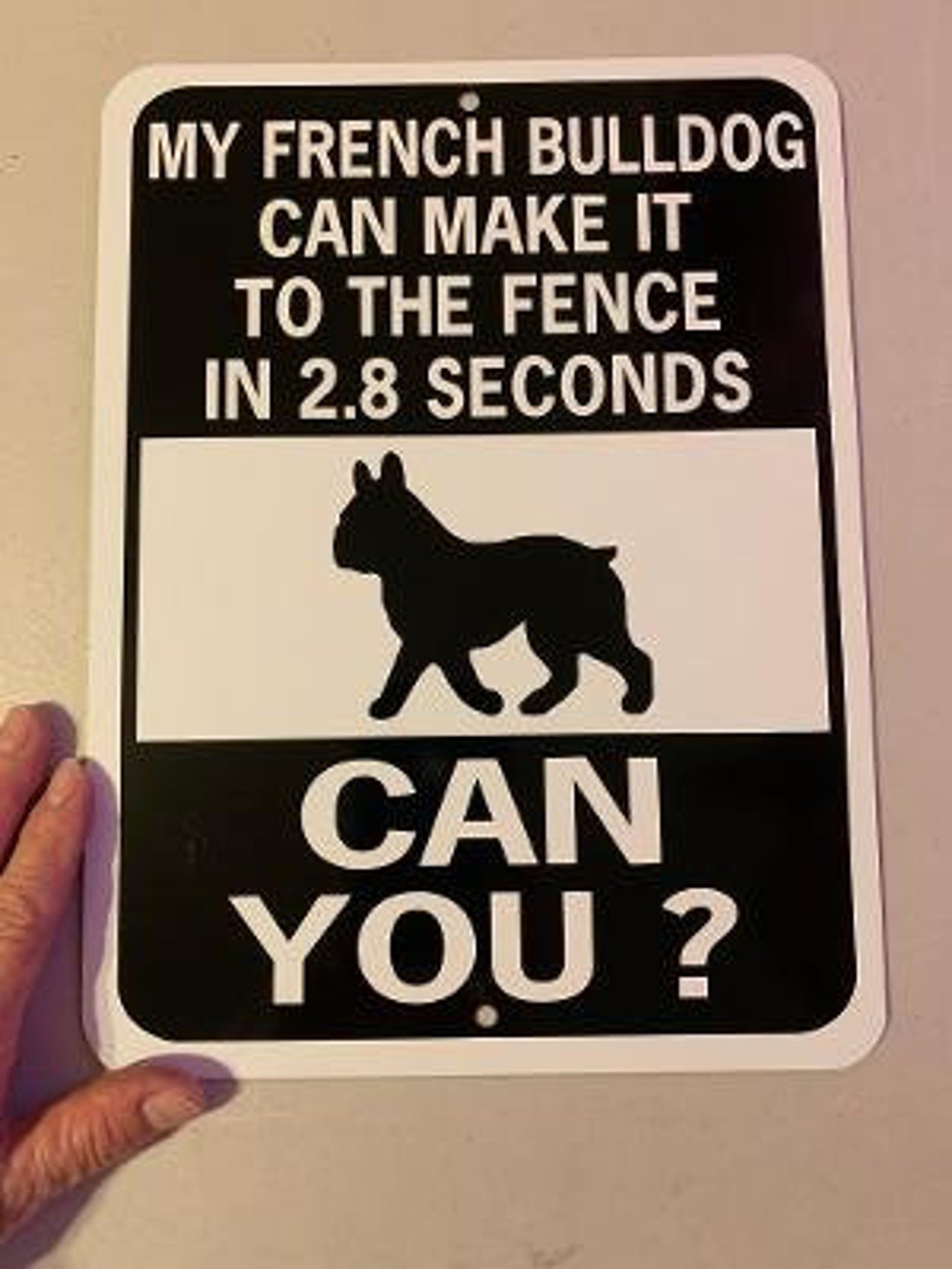 French Bulldog Funny Aluminum Yard Sign Designs Frenchie - Etsy UK