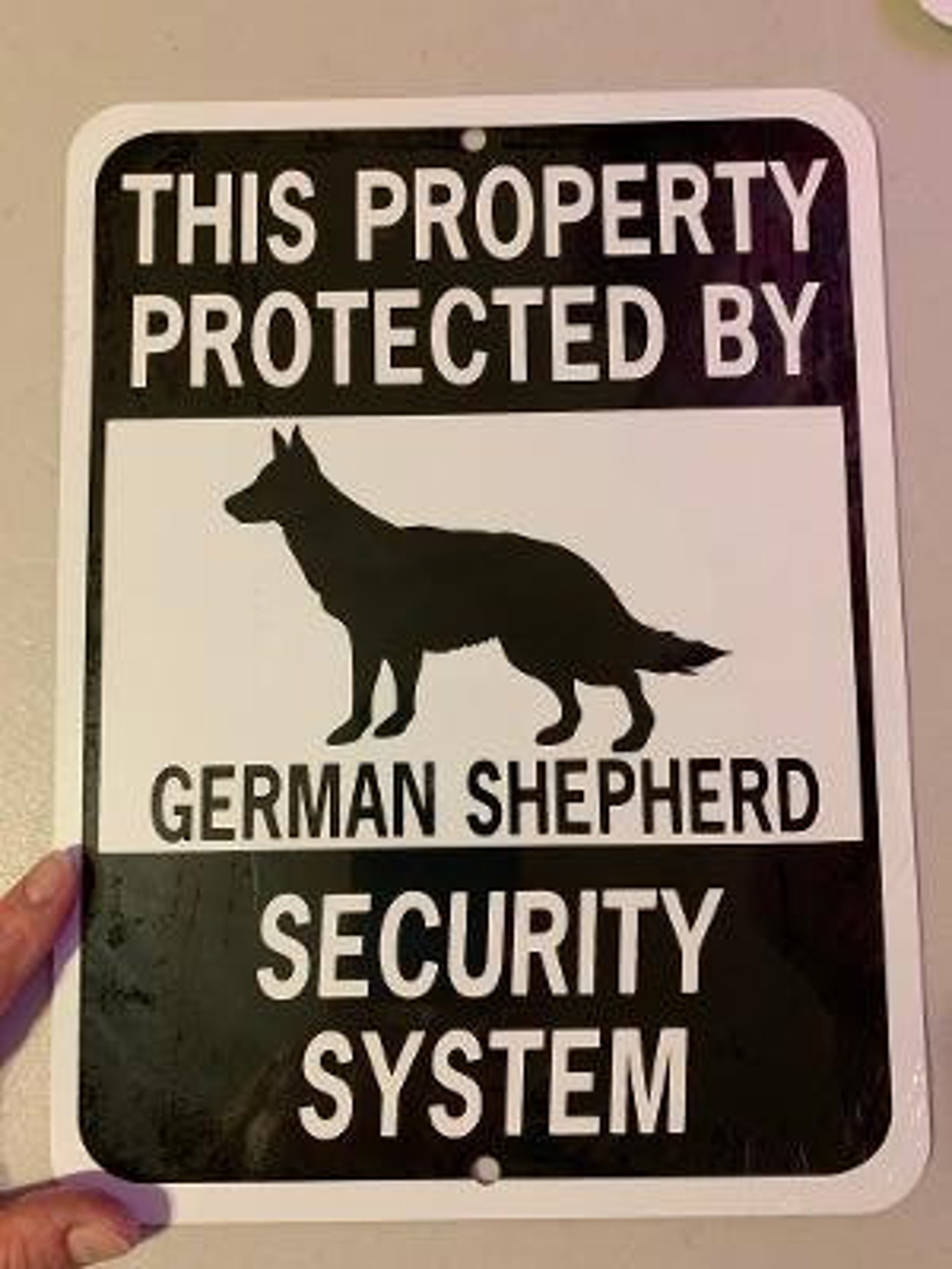 German Shepherd Funny Aluminum Yard Sign Designs - Etsy