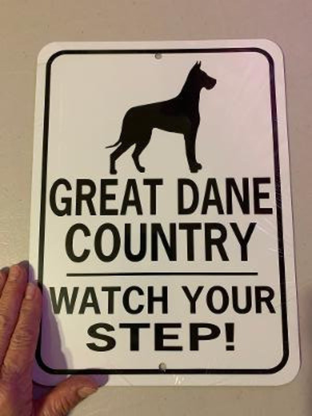 Great Dane Funny Aluminum Yard Sign Designs - Etsy