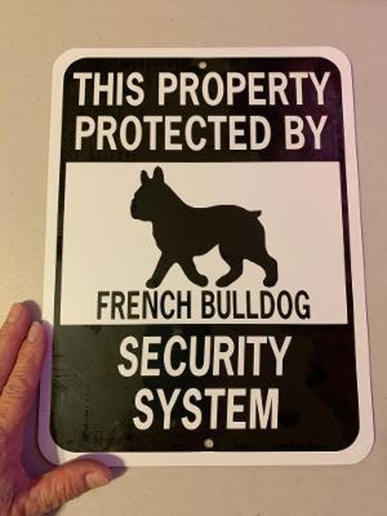 French Bulldog Funny Aluminum Yard Sign Designs Frenchie - Etsy UK