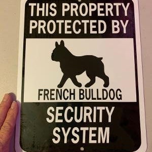 French Bulldog Funny Aluminum Yard Sign Designs Frenchie - Etsy