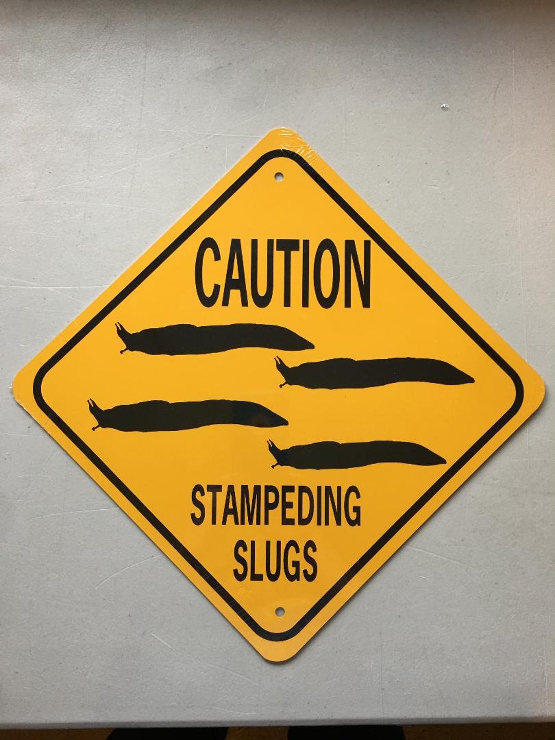 Caution Stampeding Slugs 12x12 Funny Aluminum Crossing Sign - Etsy