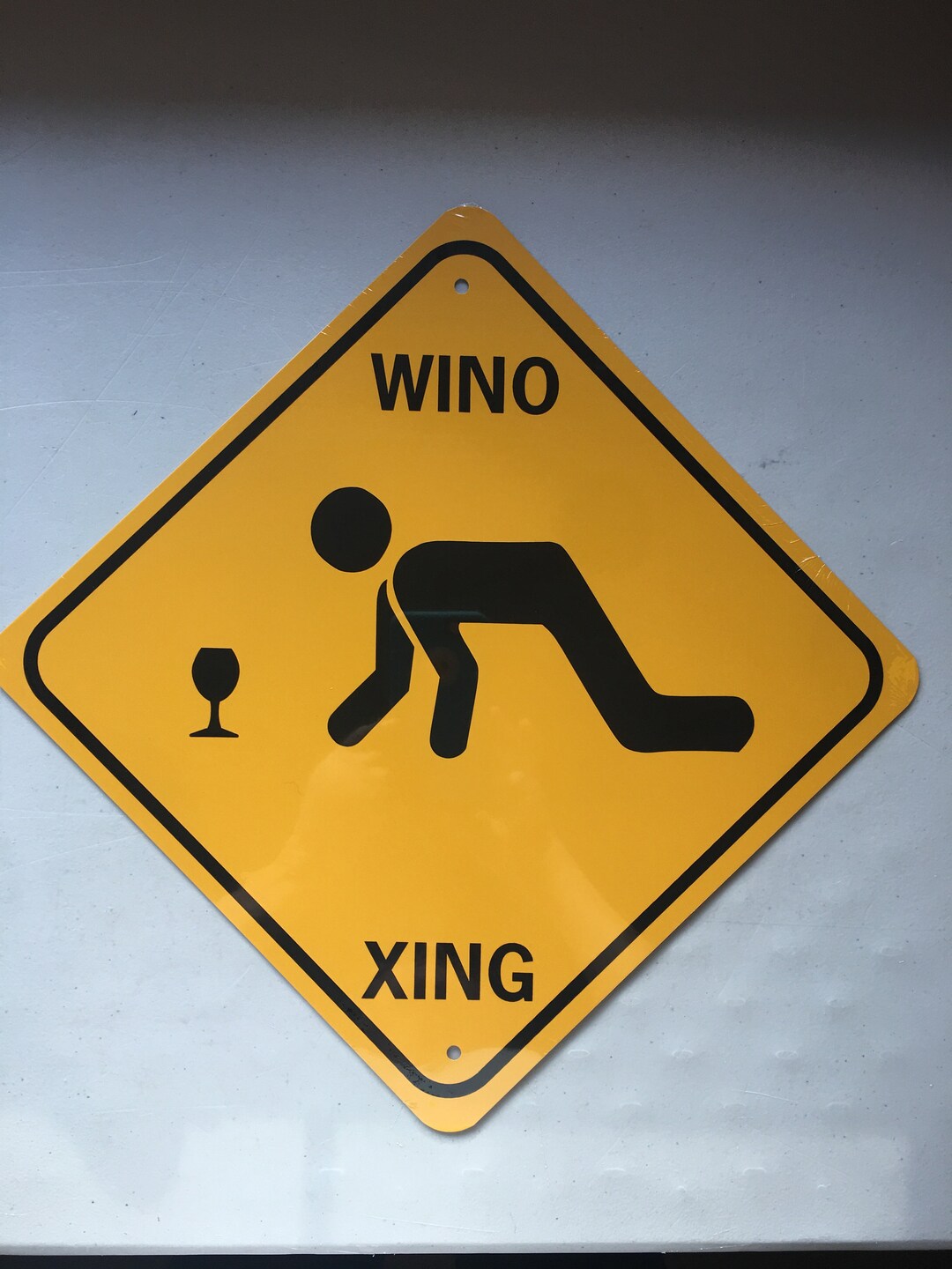 Wino Xing Funny Sign Aluminum - Etsy
