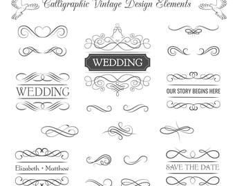 Decorative line svg | Etsy