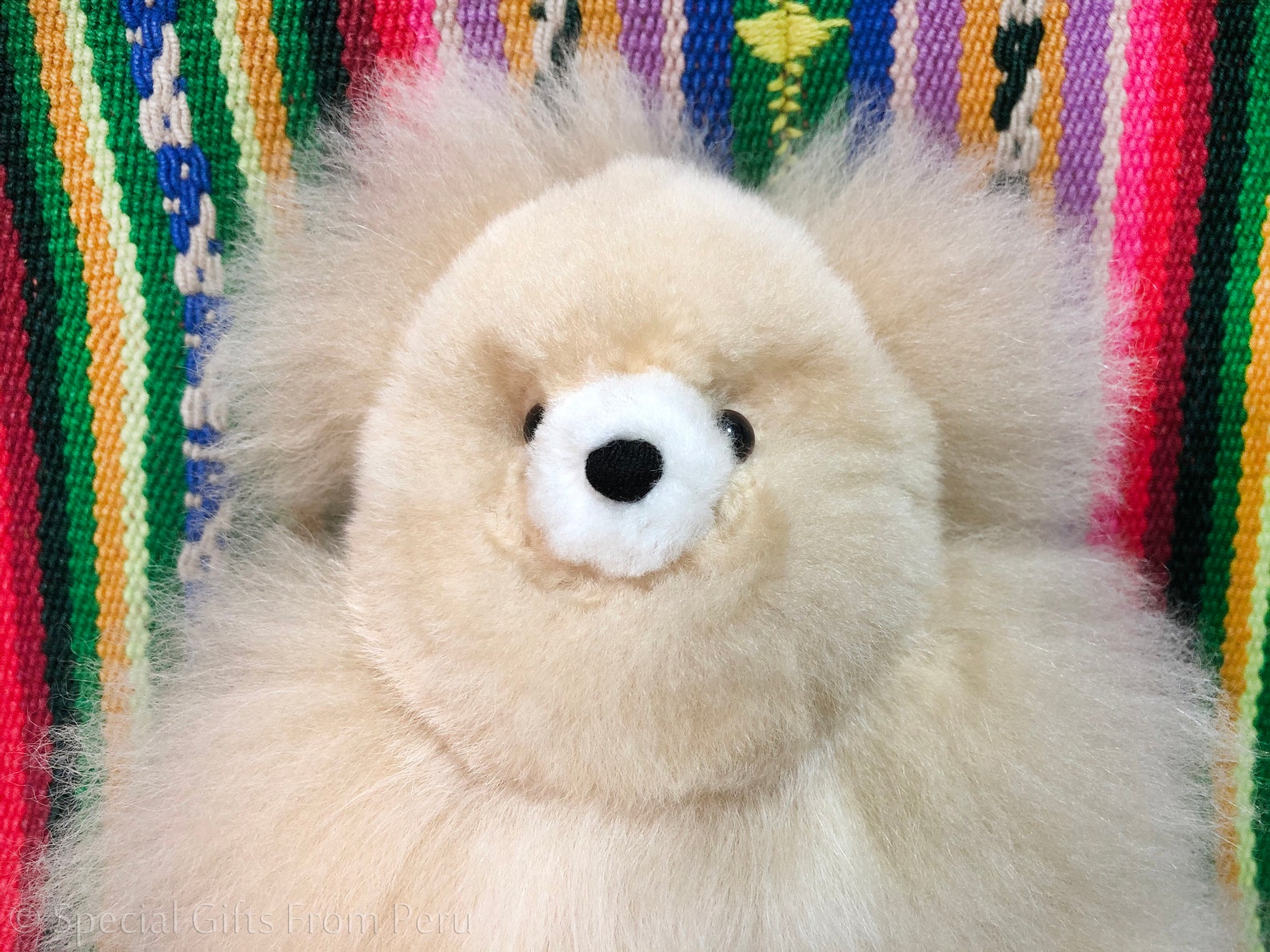 Handmade Alpaca Fur Mini Teddy Bear: Soft Plush Toy - Etsy