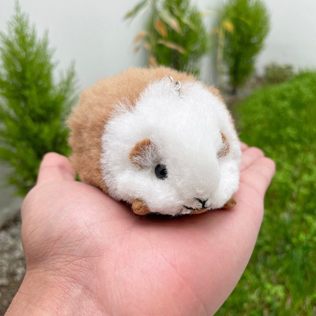Adorable Cuy Keychain: Handcrafted Peruvian Stuffed Animal Cuy, Guinea ...