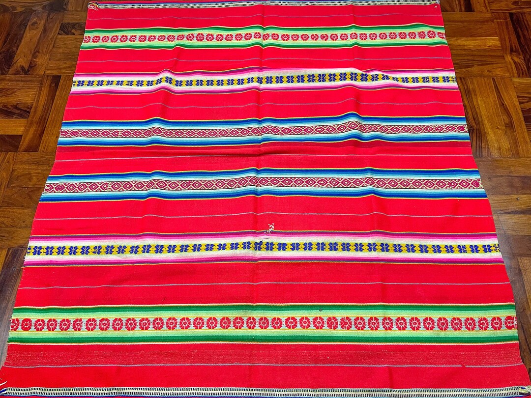 Vibrant Hues: Colorful Ethnic Throw Blanket for Stylish Warmth - Etsy