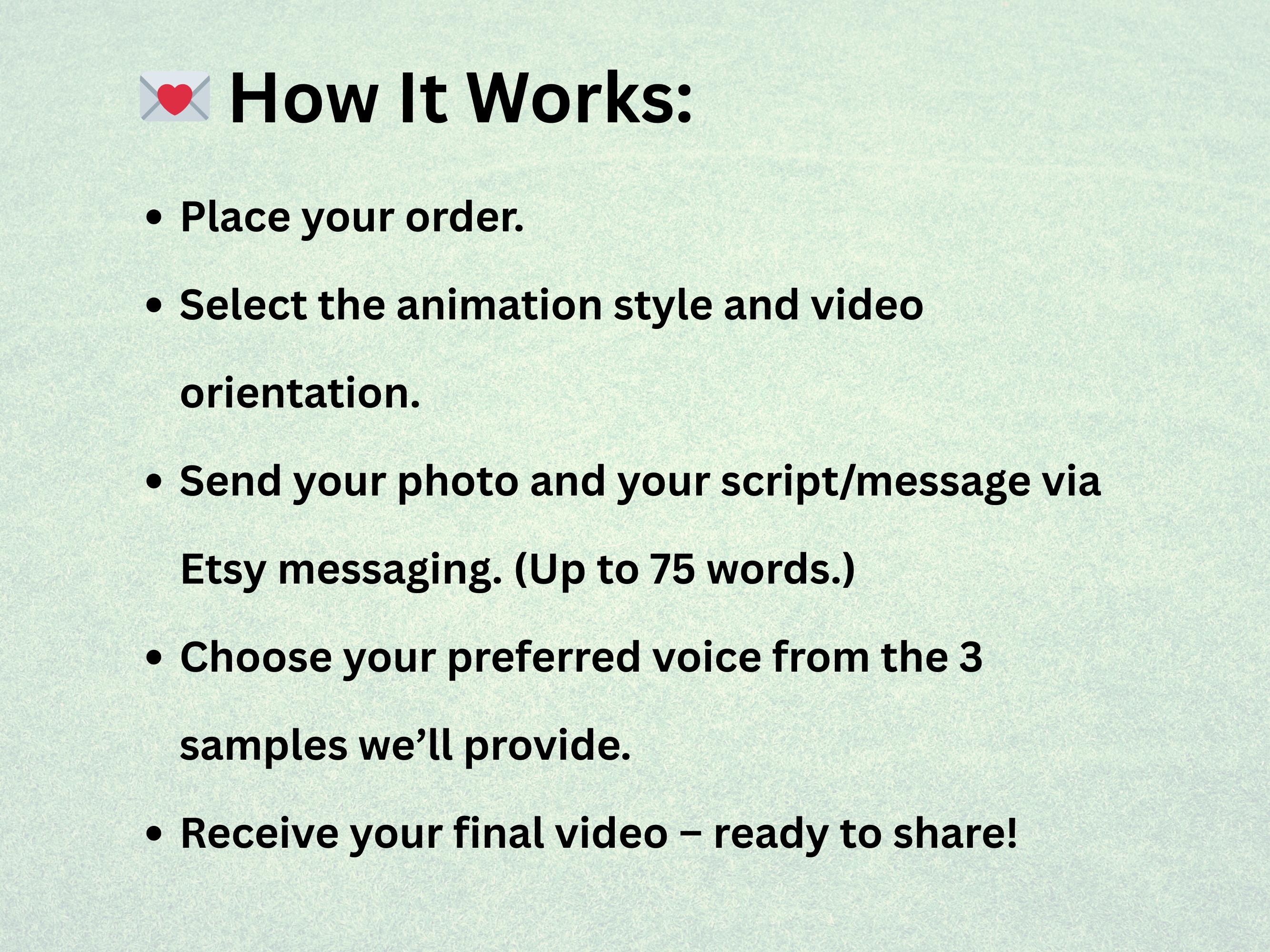 Custom AI Talking Avatar Video: Personalized 2D/3D Animation - Etsy